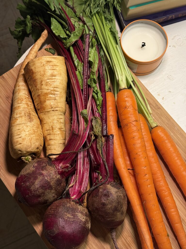 Herb Roasted Root Vegetables with Oregano Garlic Honey - THE ABROTHECARY