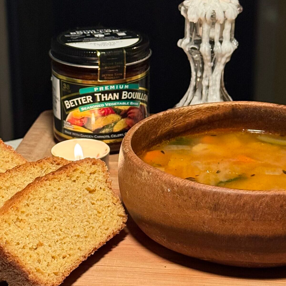 Autumn Harvest Soup with Cornbread - THE ABROTHECARY