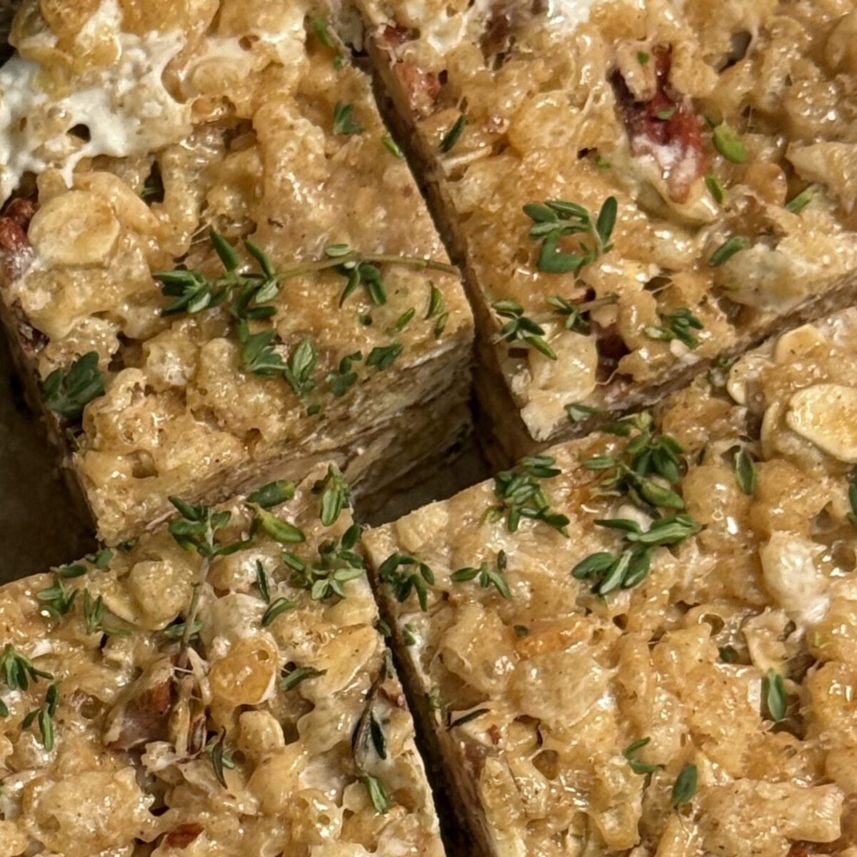Brown Butter Maple Nut & Thyme Crunch Bars - THE ABROTHECARY